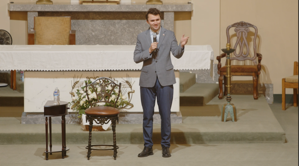 Charlie's First Ever Catholic Church Appearance - Charlie Kirk Exclusive